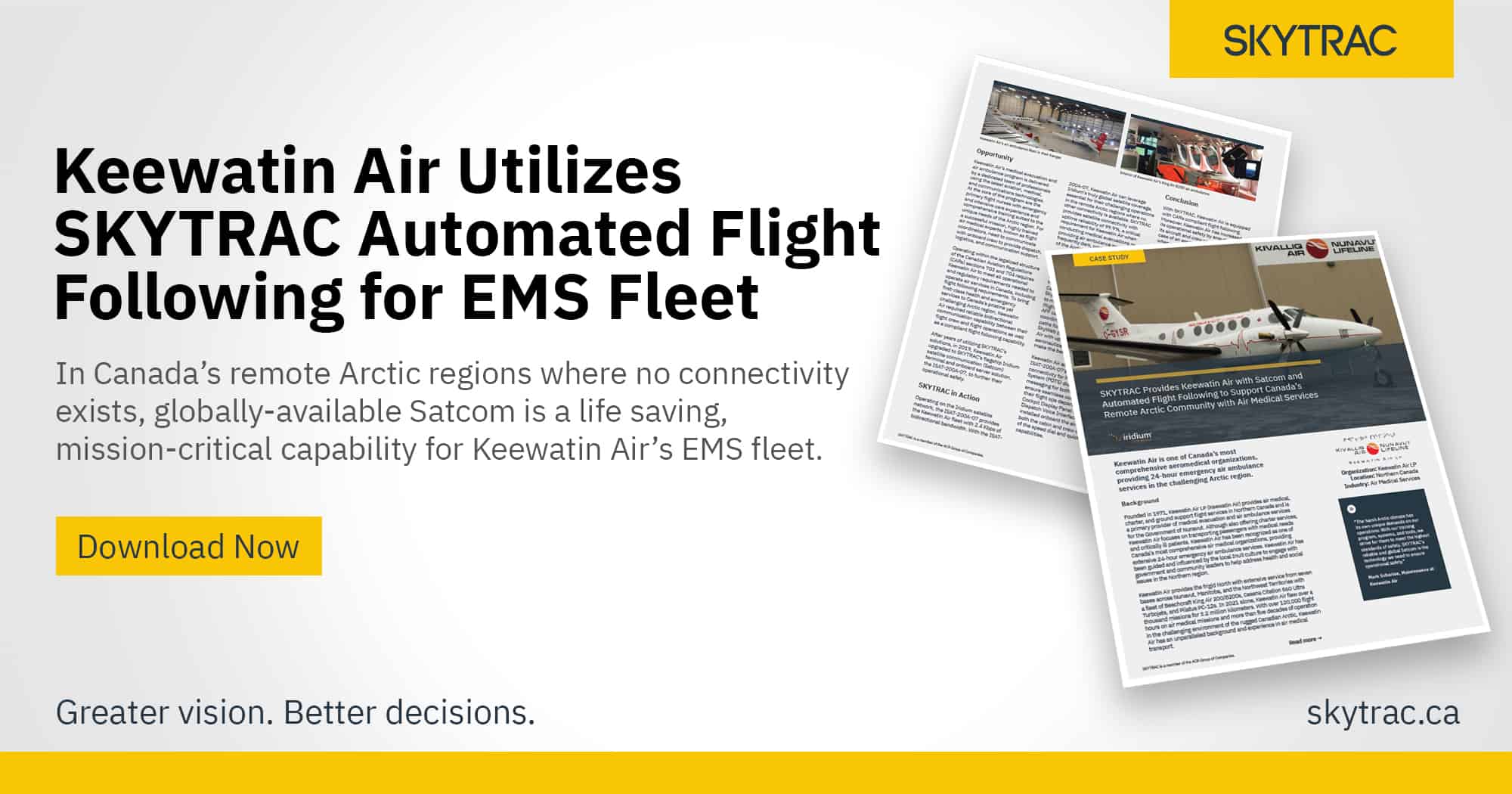 Case Study: Keewatin Air Uses SKYTRAC Automated Flight Following for ...